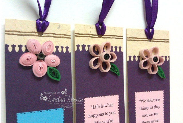 Arty Sorts: Recycled Bookmarks