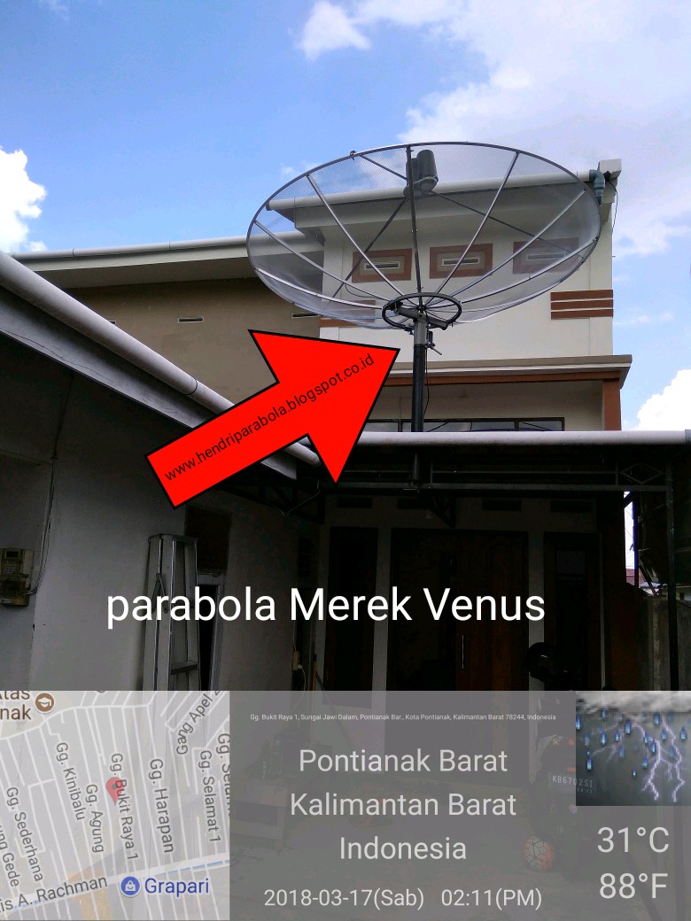 Pasang Parabola mini & Parabola besar