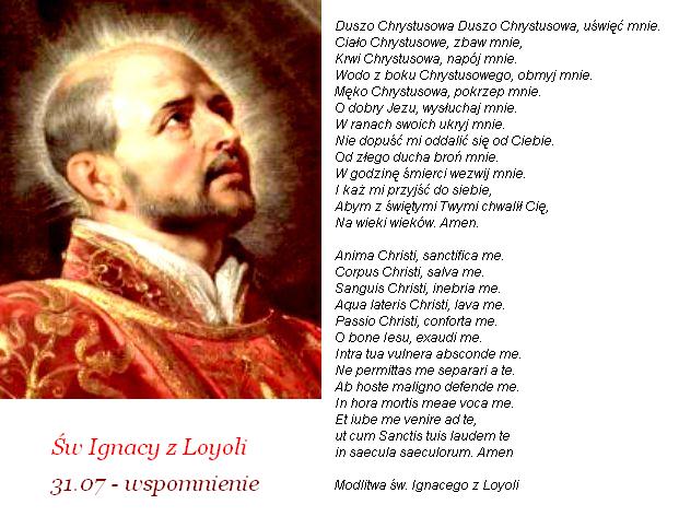 Modlitwa na każdy dzień: Modlitwy św. Ignacego z Loyoli