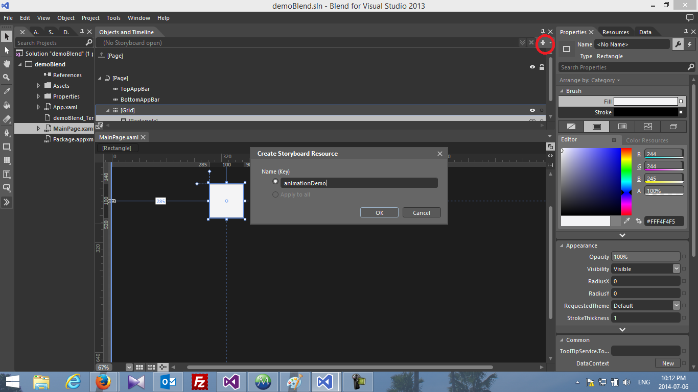 Interface Design: Xaml Interface Design