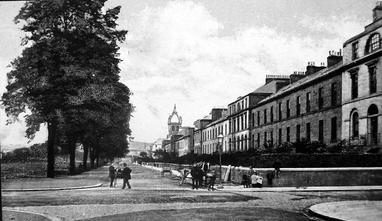 Tour Scotland: Old Photographs Marshall Place Perth Scotland