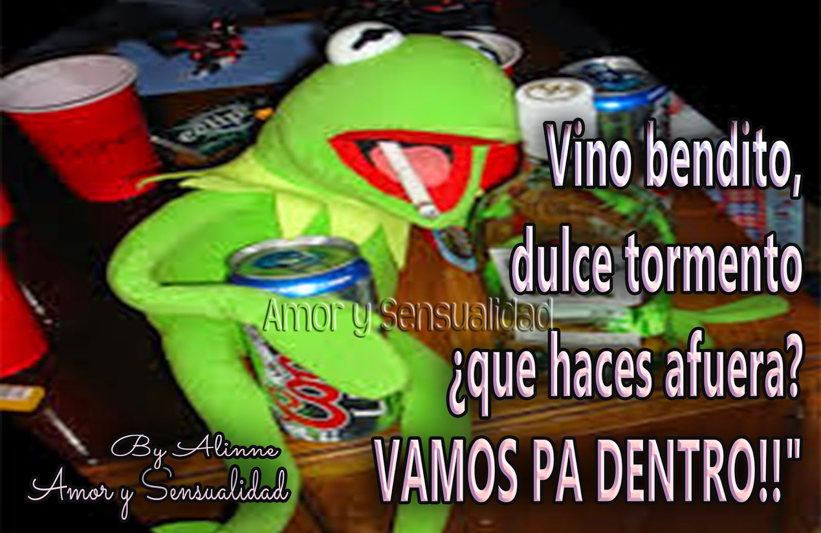 AMOR Y SENSUALIDAD: FRASES CON LA RANITA RENE