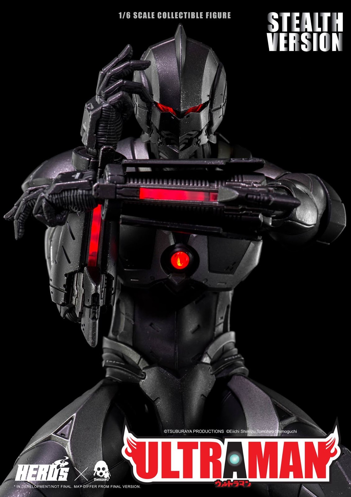 toyhaven: Threezero 1/6th scale STEALTH VERSION ULTRAMAN 12-inch ...