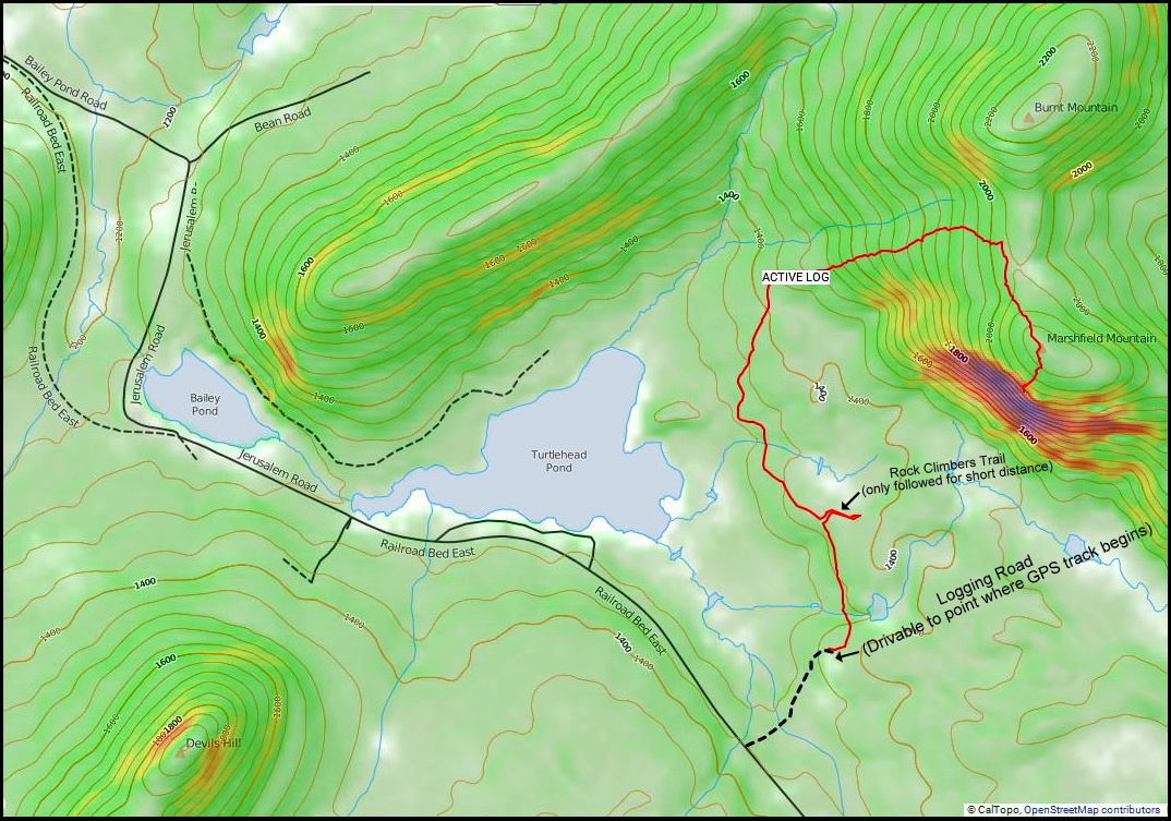 1HappyHiker: A Trek to Marshfield Ledge near Marshfield, VT