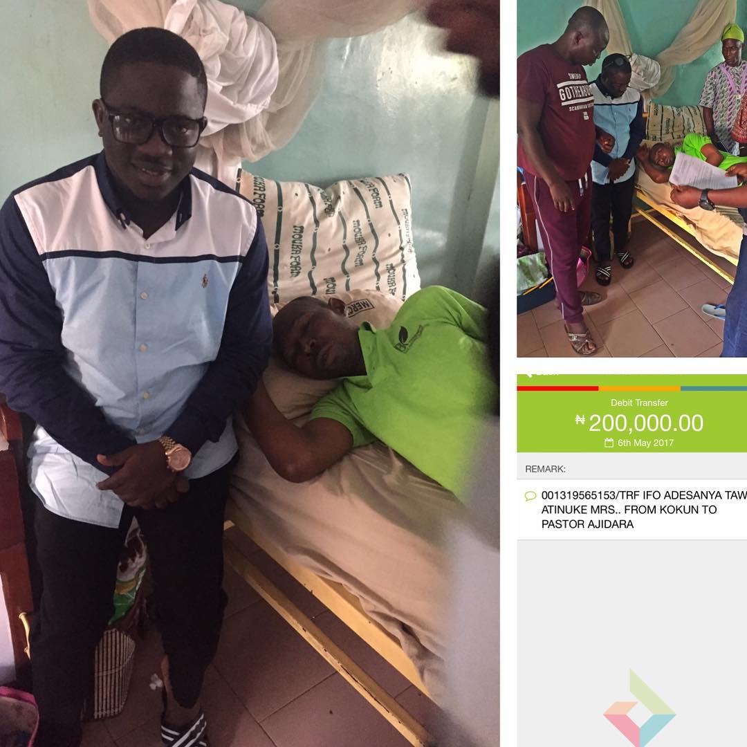 Kokun Foundation Donates N200,000 To Pastor Ajidara - NewsCanTell