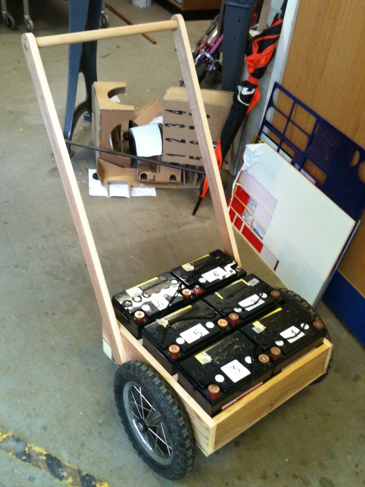 Project Plume Greenpower Racing: A new Battery Trolley