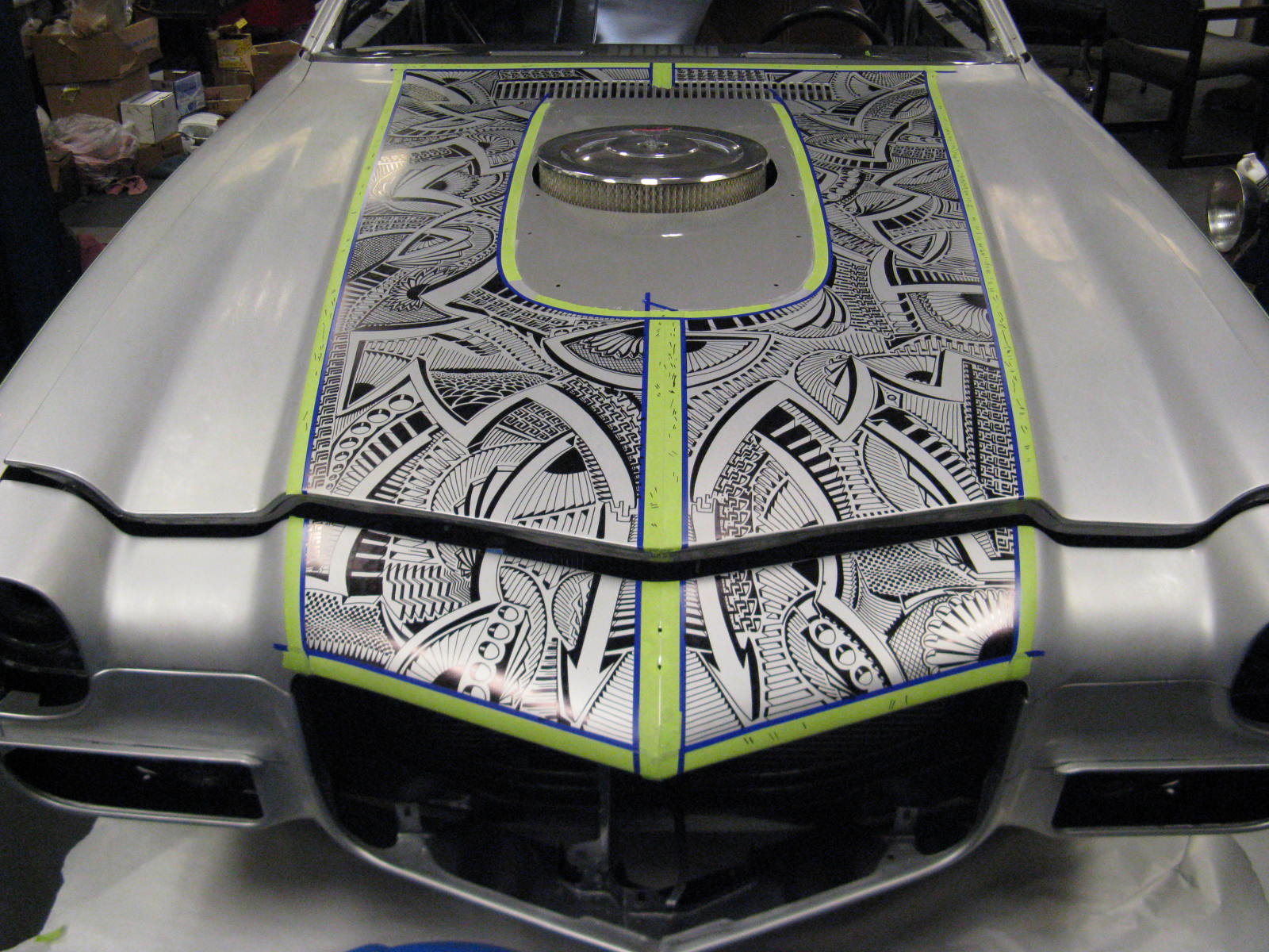 Pinstripe Chris: The Sharpie Pro Street Camaro Part 4