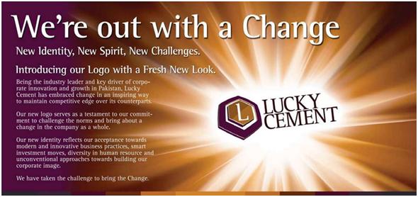LUCKY CEMENT | Introducing New Logo ~ Ads Pakistan: Best Advertisements ...