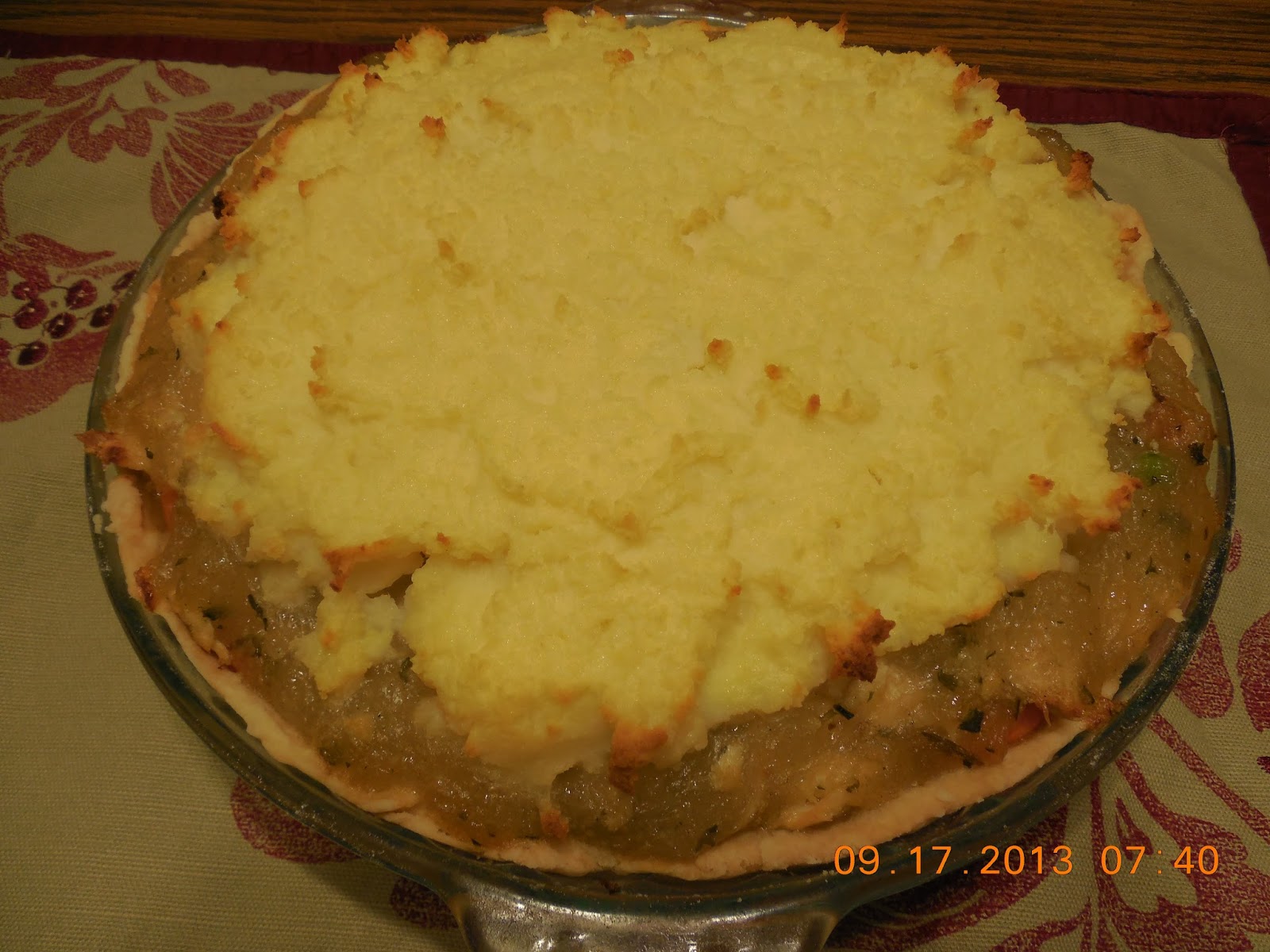 Recipes for Judys' Foodies: Amish Wedding Supper Chicken Pie!