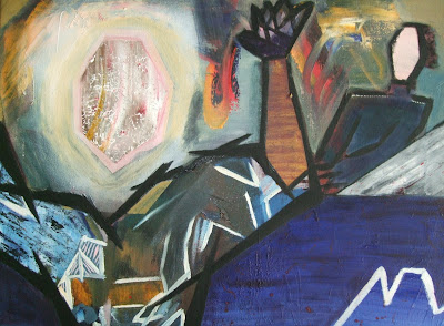 highschoolart: Abstract Oil Painting High School Art