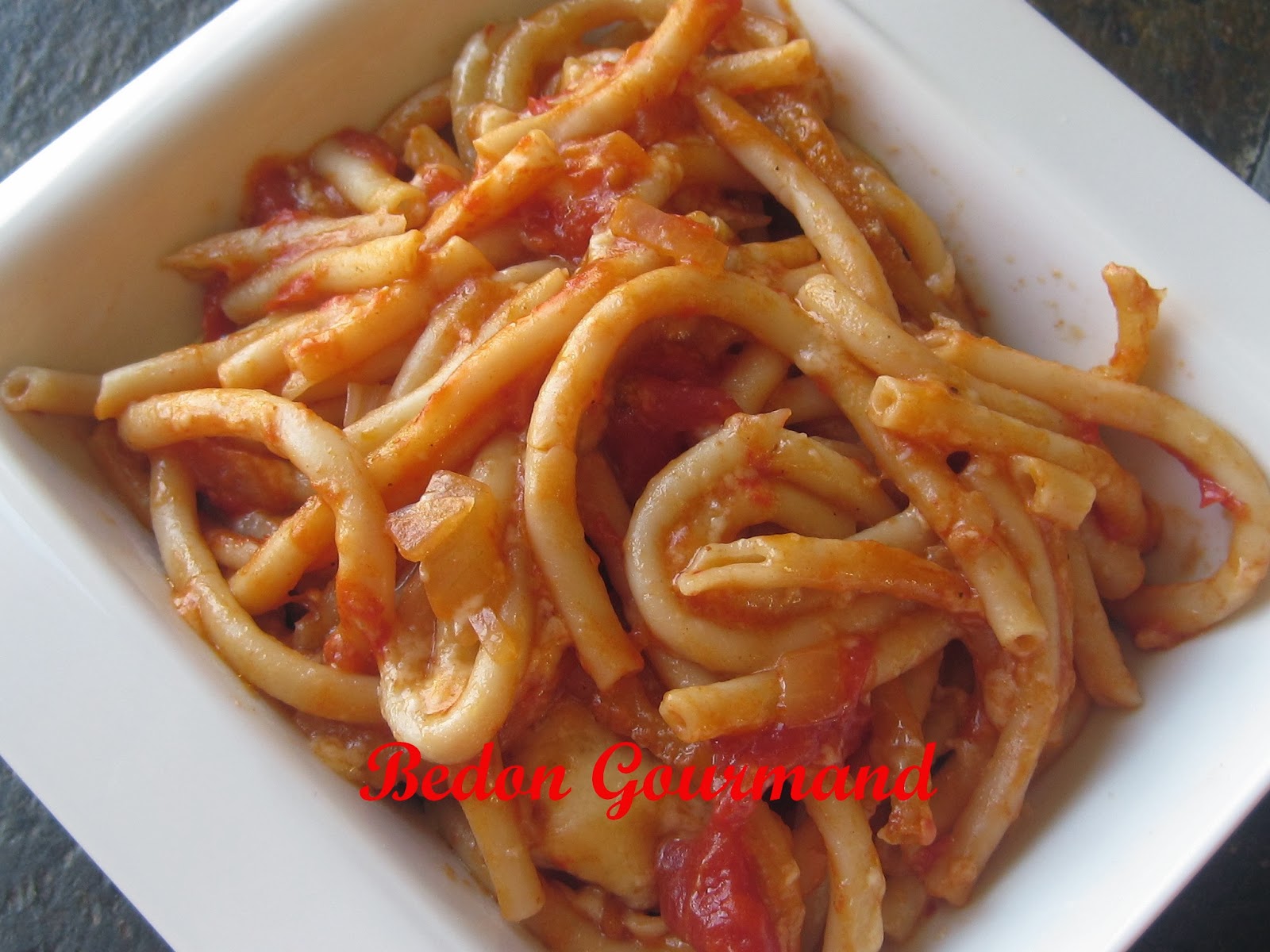 Macaroni aux tomates | Bedon Gourmand