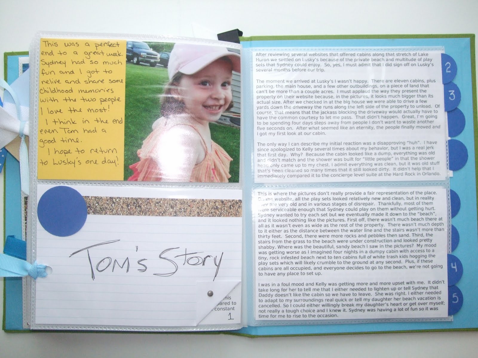 A Crafty Chick: My first Photo Album Scrapbook