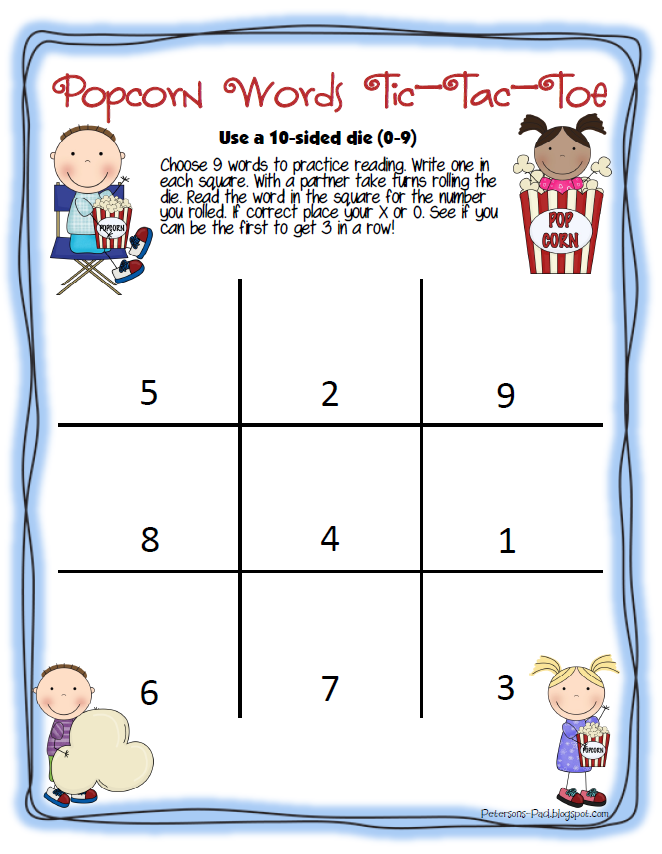Peterson's Pad: Tic Tac Toe