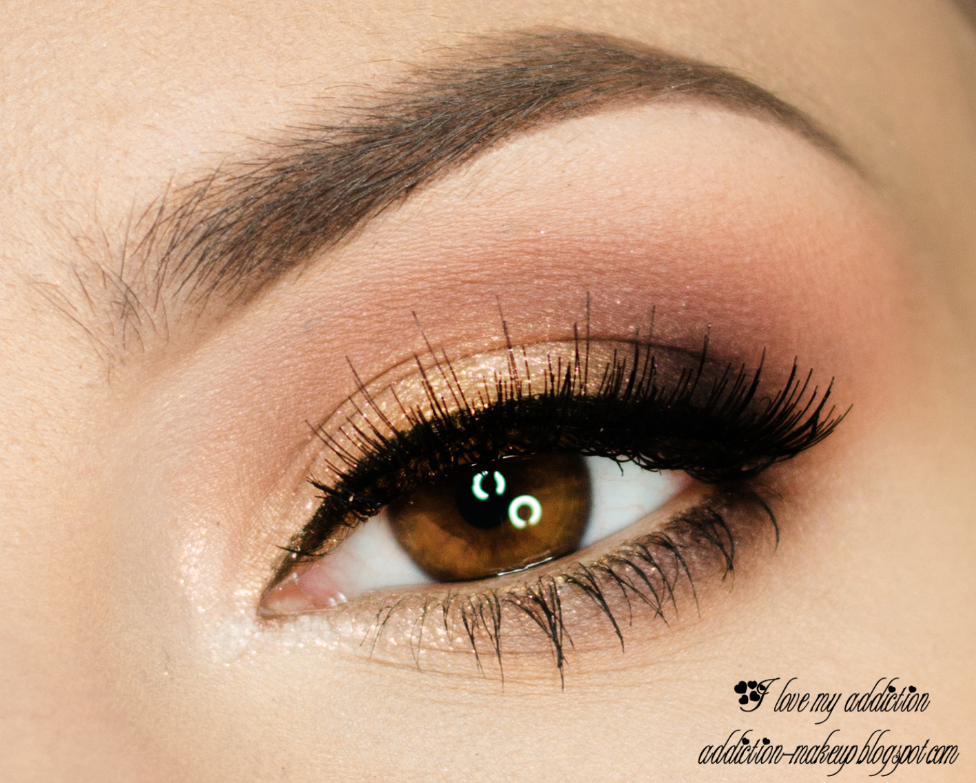 I love my addiction: Soft Sparkle - makijaż sylwestrowy krok po kroku