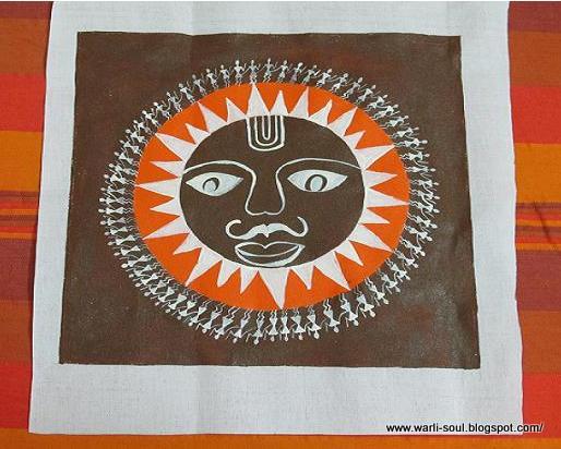 Warli-Soul: Surya (Sun)
