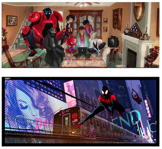 Art of Spider-verse - Bonus Clip and Concept Art - Spider-Man: Into the ...