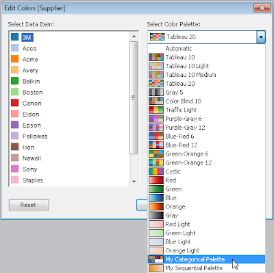 Tableau Expert Info: How to Create a Custom Color Palette in Tableau