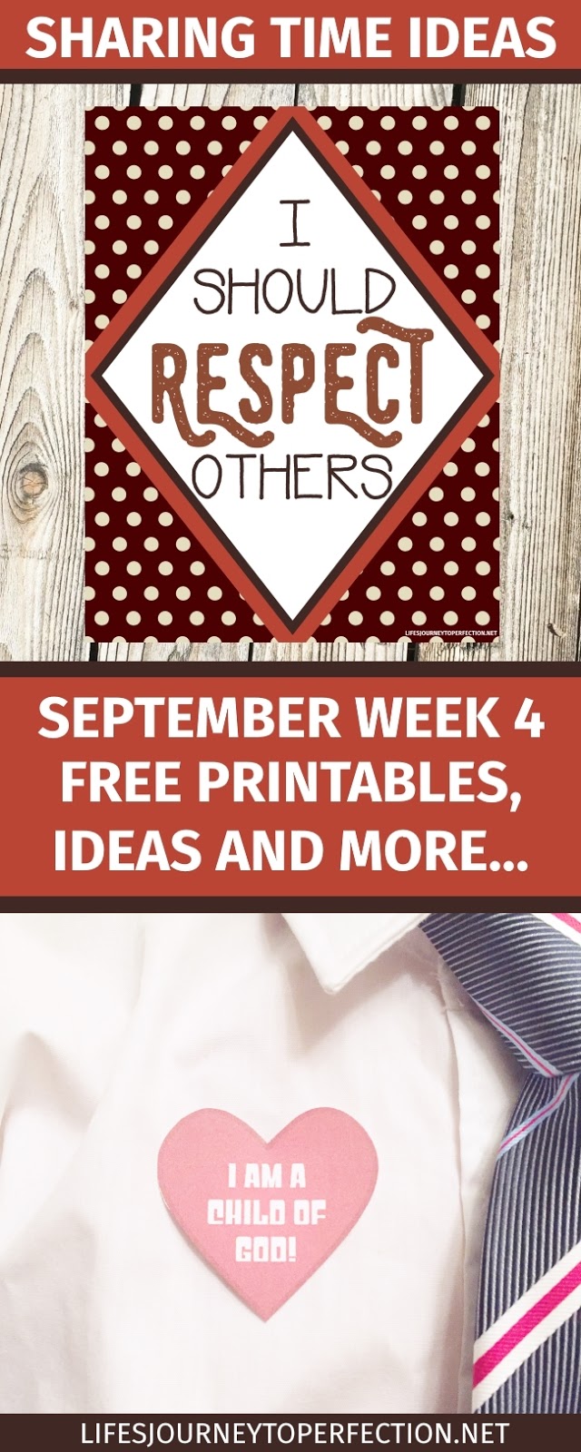 Life's Journey To Perfection: 2017 LDS Sharing Time Ideas for September ...