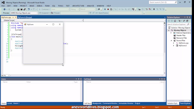 A New World Lives: C++ TUTORIAL: HOW TO CREATE VISUAL C++ FORMS IN ...