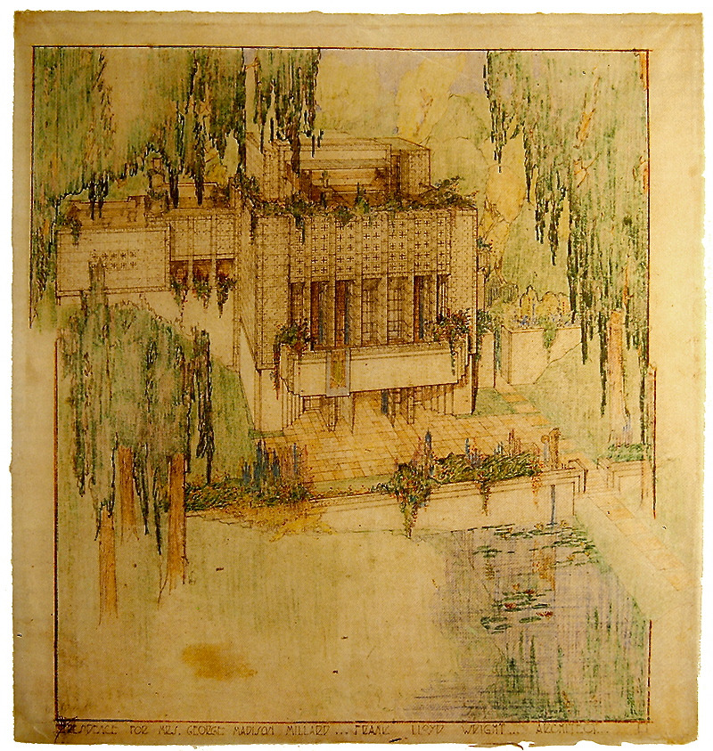 bensozia: Frank Lloyd Wright's Drawings