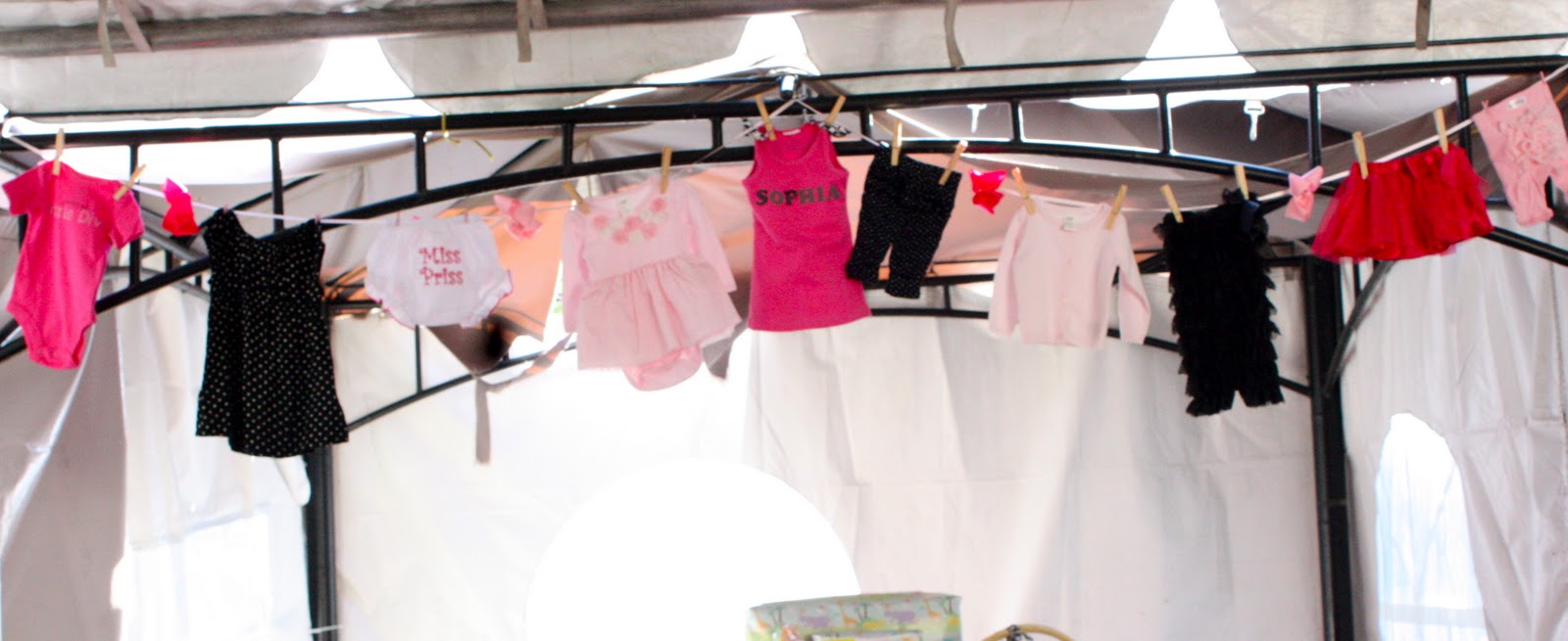 tini: Sophia's Baby Shower (Pink, Black, and White Theme)