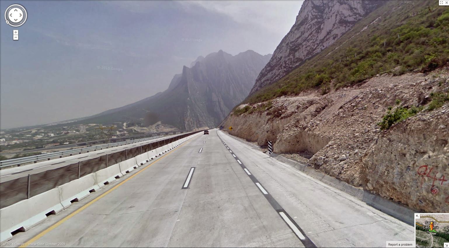 Favourite g. streetview: Near Monterrey, Nuevo Leon, Mexico, on the ...