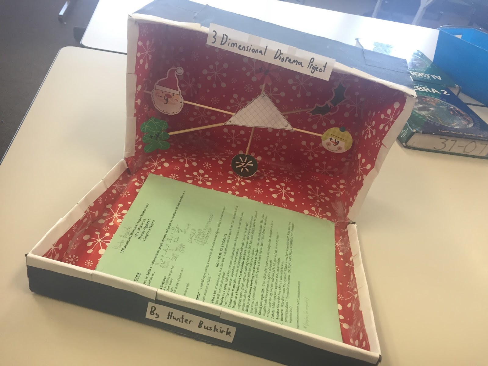 I Teach Math....: 3 Dimensional Graph Projects = awesome!