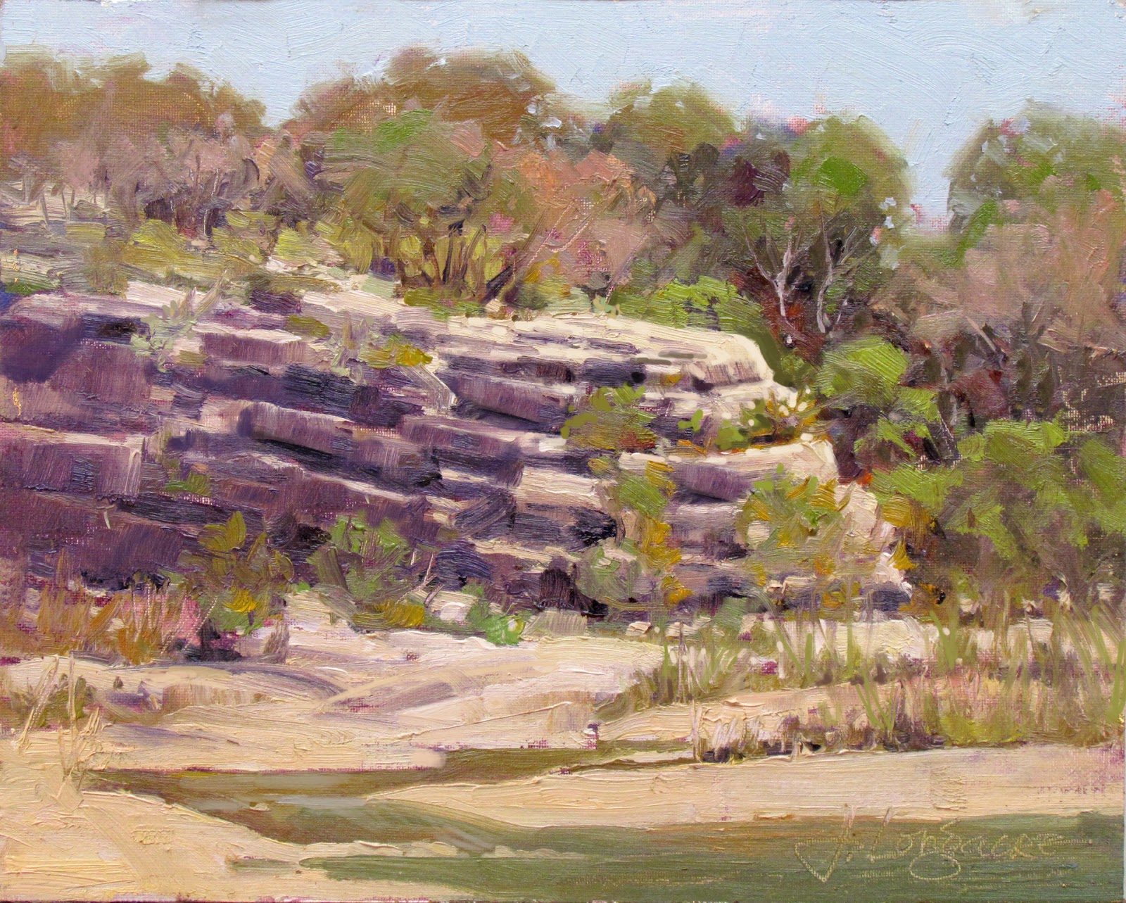 Plein Air Artists International: "PEDERNALES RIVERBANK" – plein air and ...