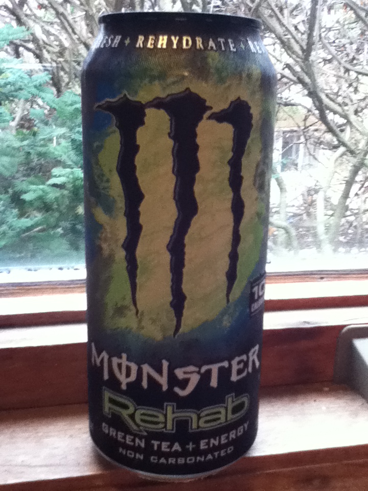 Energy Drink Heaven: Monster: Rehab - Green tea