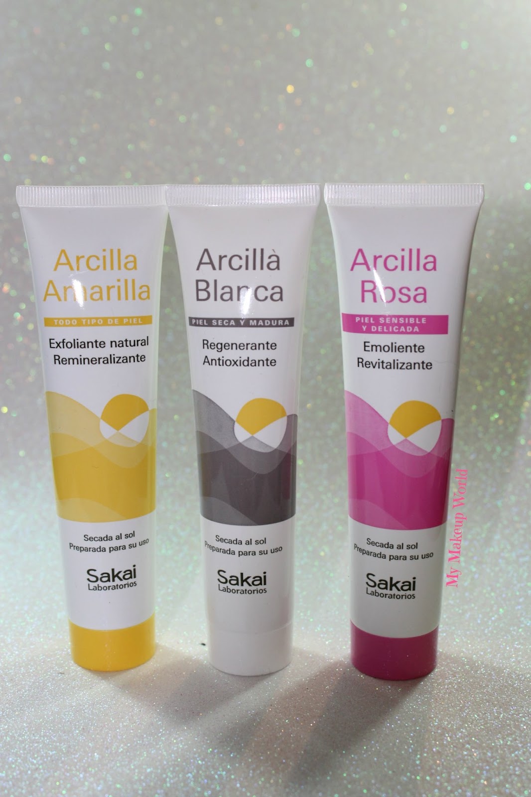 My Makeup World: Mascarillas de arcilla natural con Sakai