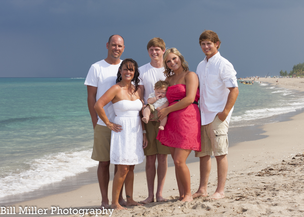 Miami family beach portraits