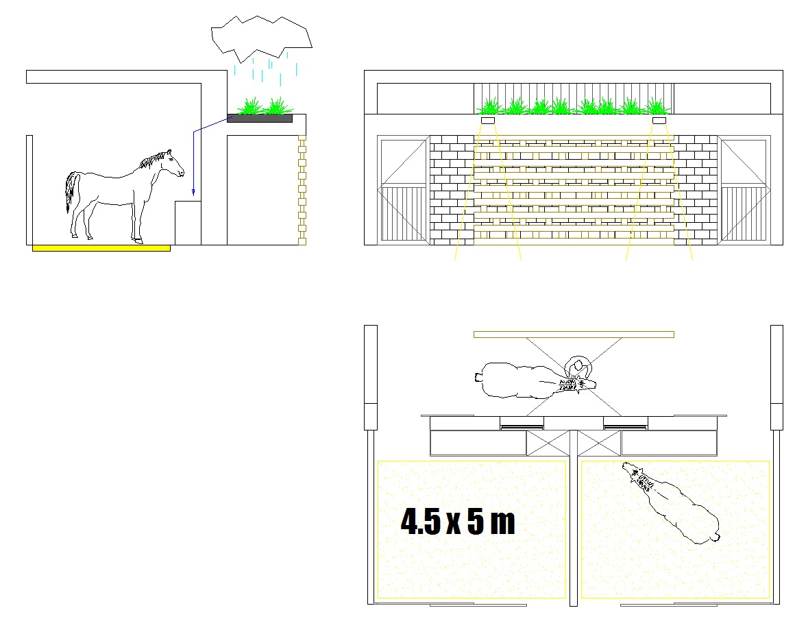 DISEÑO DE ESTABLOS PARA CABALLOS