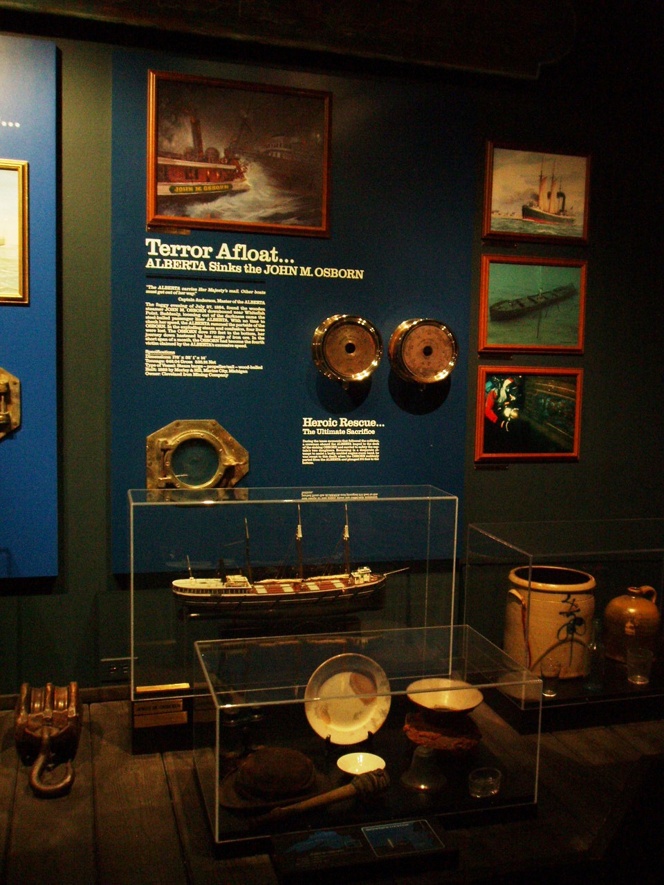 History and Culture by Bicycle: Great Lakes Shipwreck Museum
