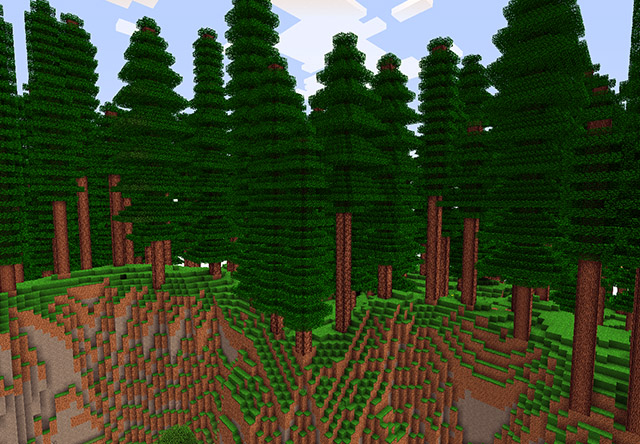 Bosque del Destino - Blog de Juegos: 10 Espectaculares bosques de Minecraft