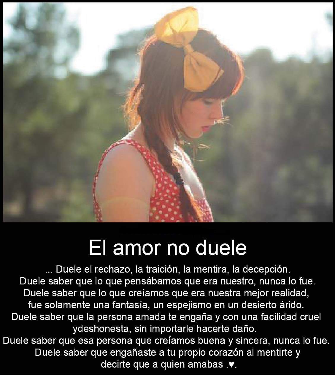 De Amor, Tristeza y Alegría - Imágenes Versos Wallpapers HD