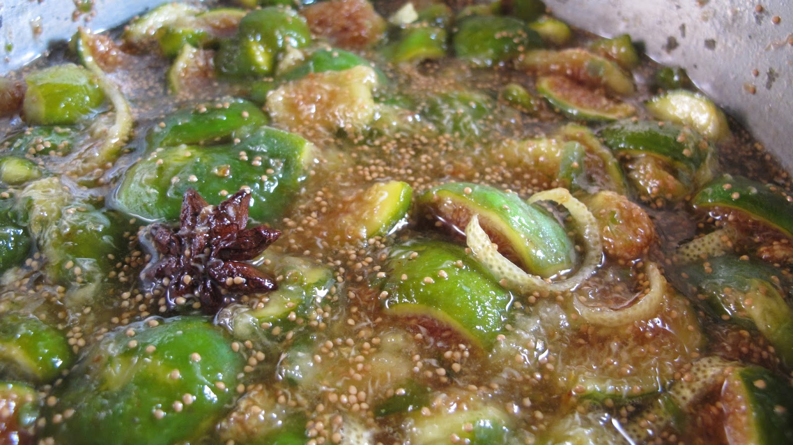 Confiture de figues vertes