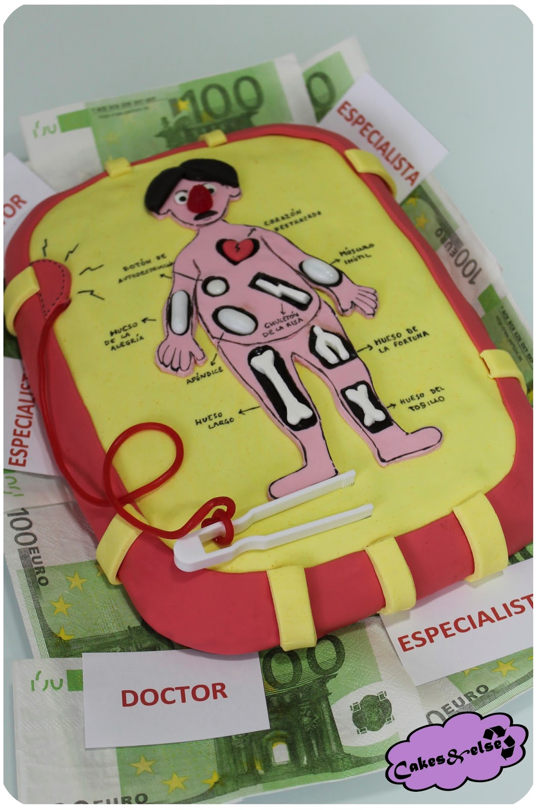 Cakes&else: Tarta "Operación" ("Operation" cake)