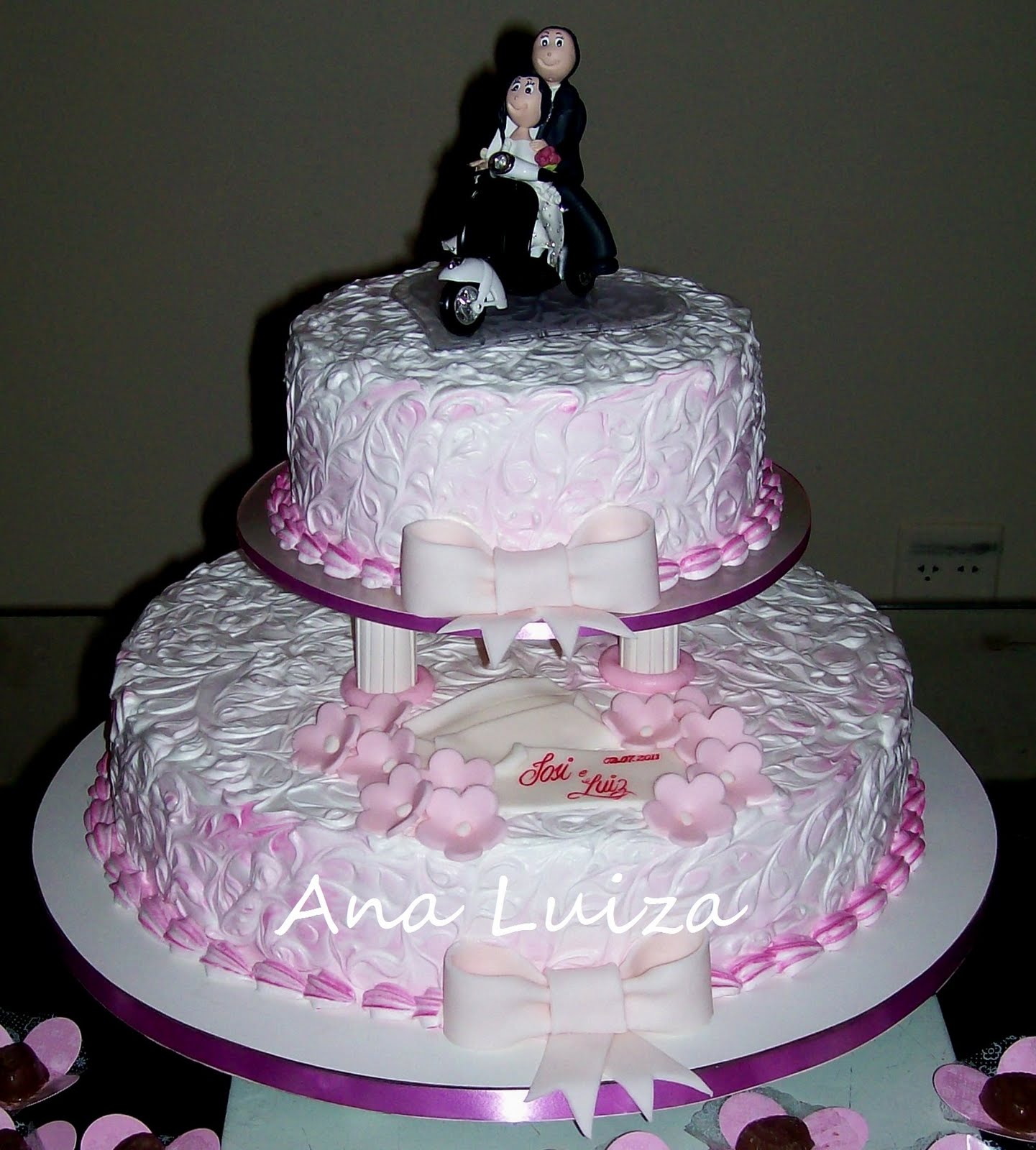 ana luiza bolos : Bolo Josi e Luiz