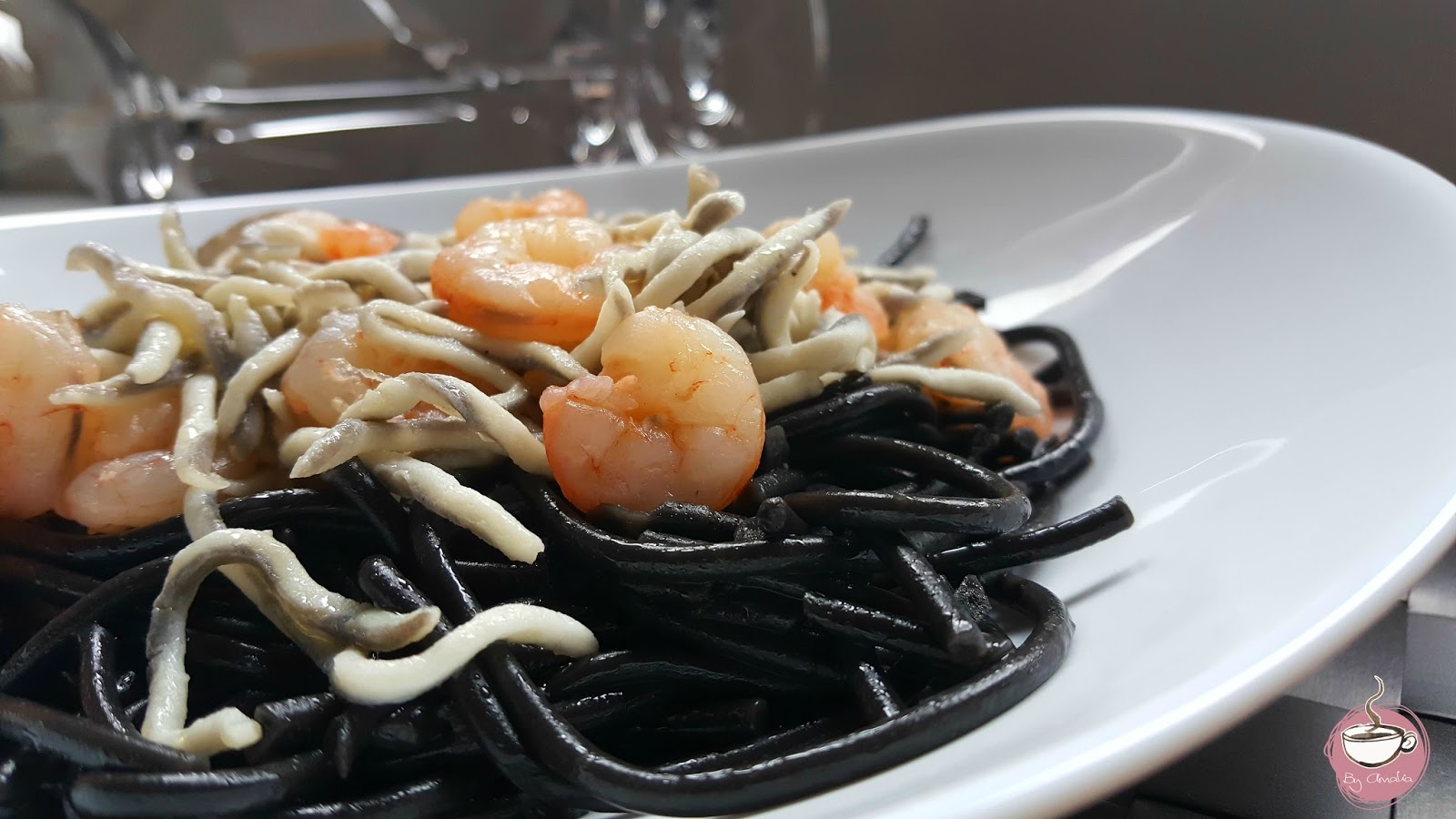 Cuadernos de cocina: Nero di sepia con gambas y gulas