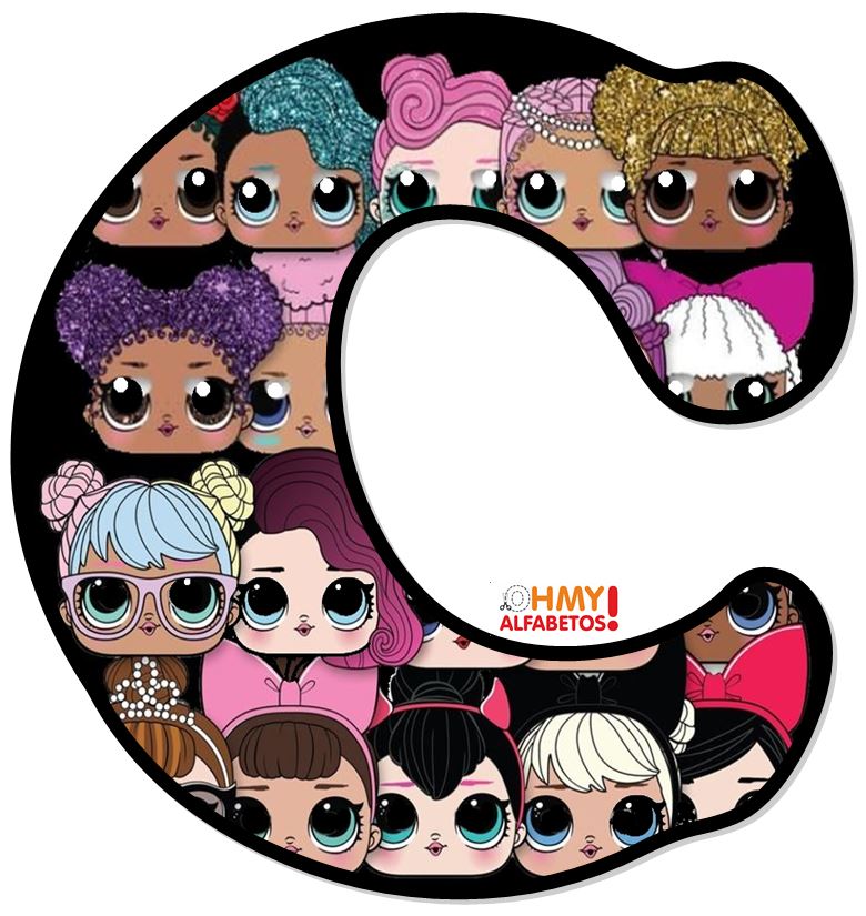 Abecedario con Caras de LOL Surprise. LOL Surprise Faces Alphabet. - Oh ...