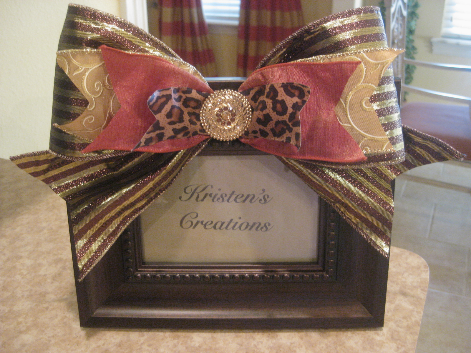 Kristen's Creations: Custom Embellished Frame Giveaway!!