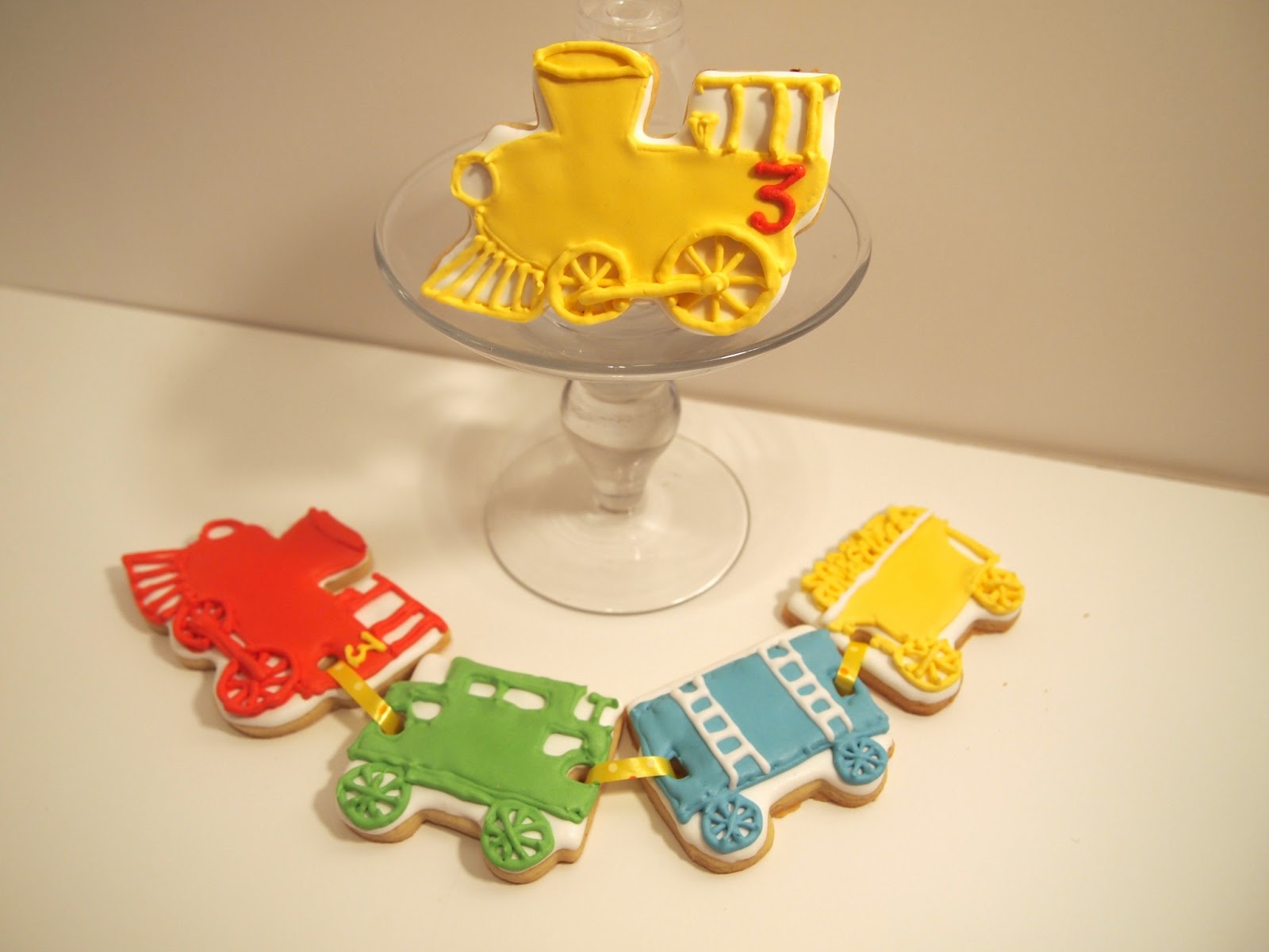 Something Sweet: Train Birthday Cookies