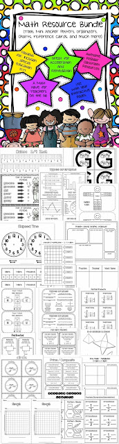 Mrs. C's Classroom: Math Resource Bundle (Common Core) How to Organize