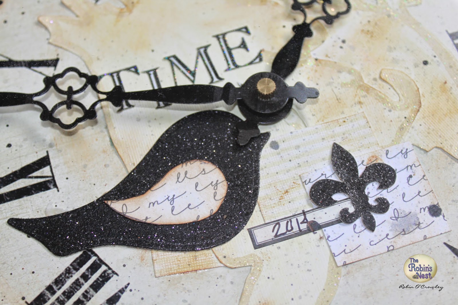 Recycled Clock for the Office | Our Refined Farmhouse