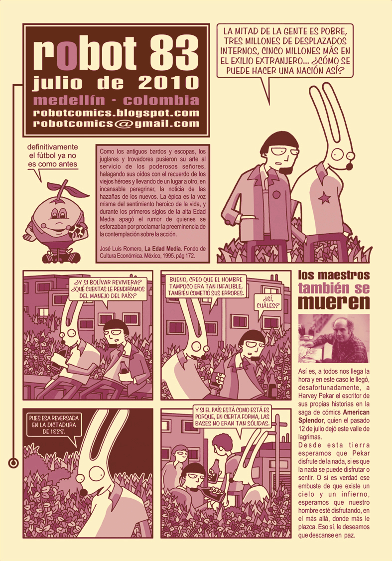 robot comics: julio 2011