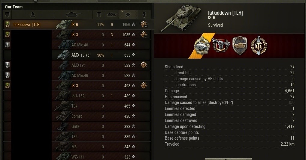 fatkiddown: World of Tanks: IS-6 "Ace Tanker"