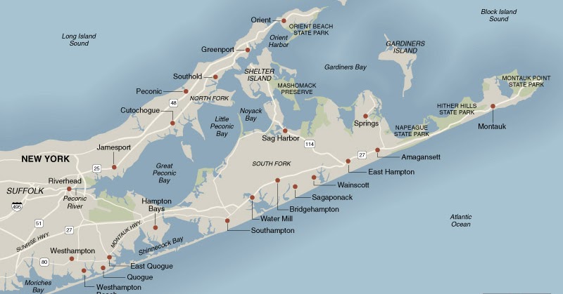 Long Island, Nueva York - Los Hampton