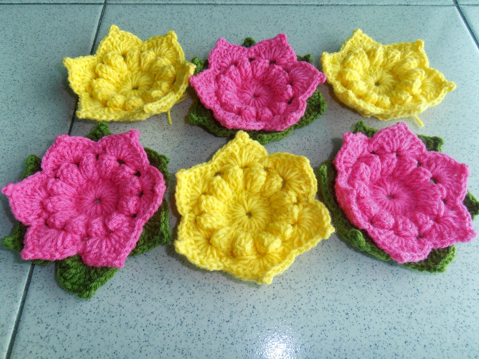 DIELA'S CROCHET: Crochet bunga lagi