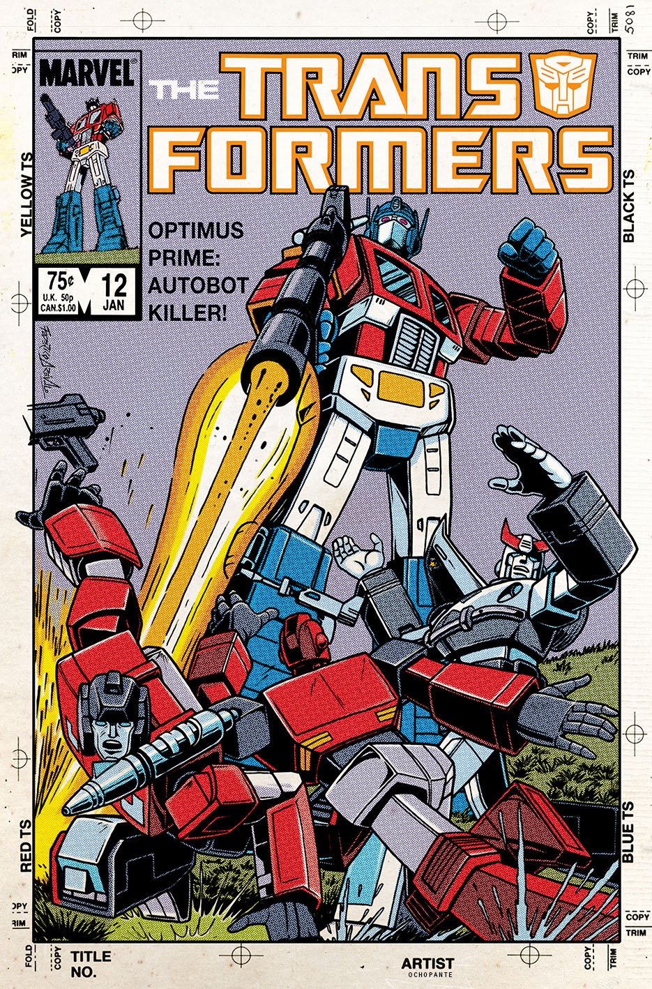 El Jardin de Ochopante: Transformers #12 cover