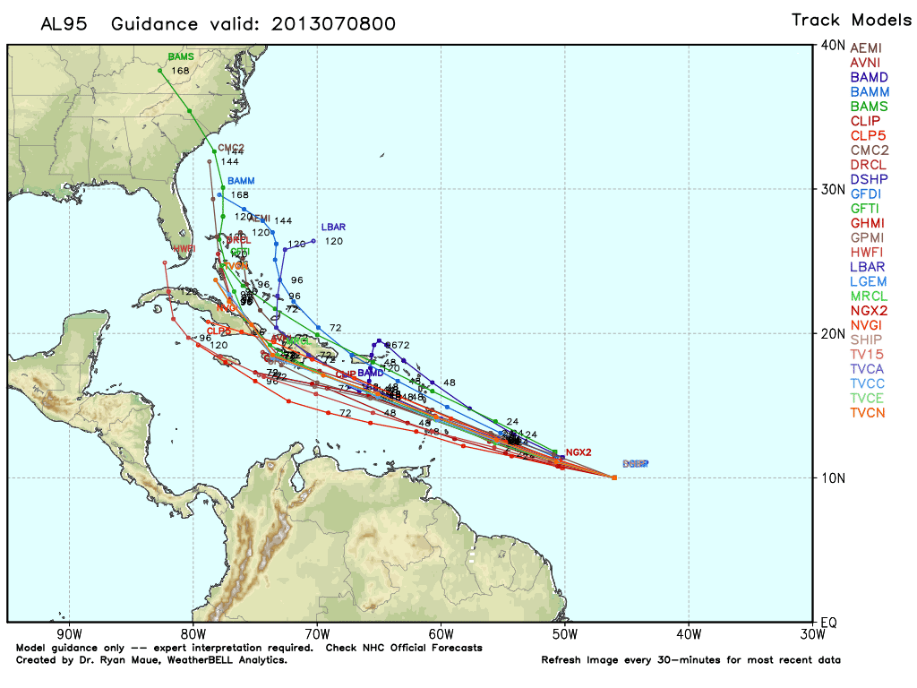 Welcome To Southeast New Mexico Weather.: Tropical Storm Chantal.